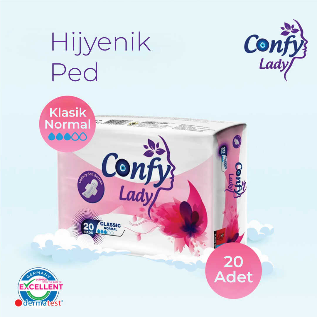 Confy Lady Hijyenik Ped Classic Normal Eko Paket 20 Adet | Sonsepet