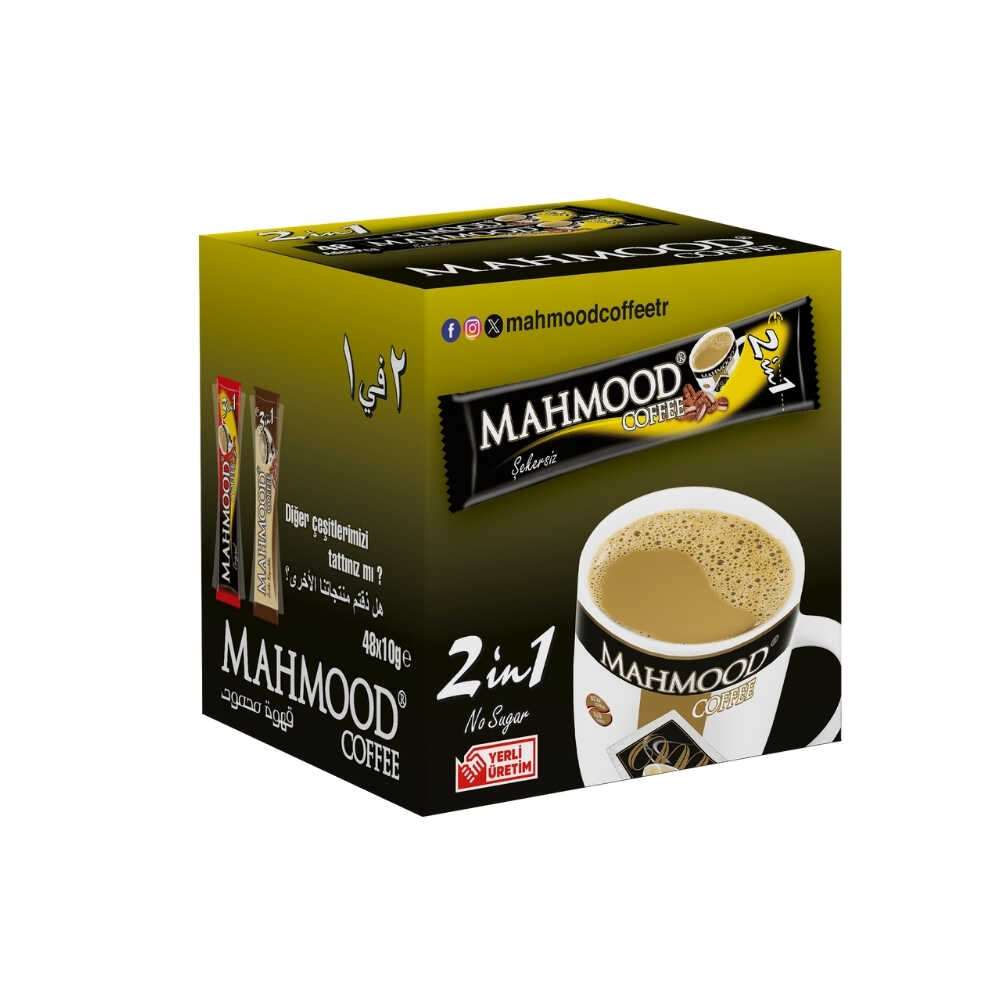 Mahmood Coffee 3'ü1 Arada 48’li - 3'ü1 Arada Sütlü Köpüklü 48’li - 2 ...
